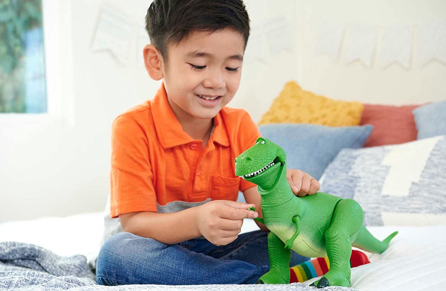 Toy Story Roarin' Laughs Talking Rex Dinosaur Figure | Diversitoy