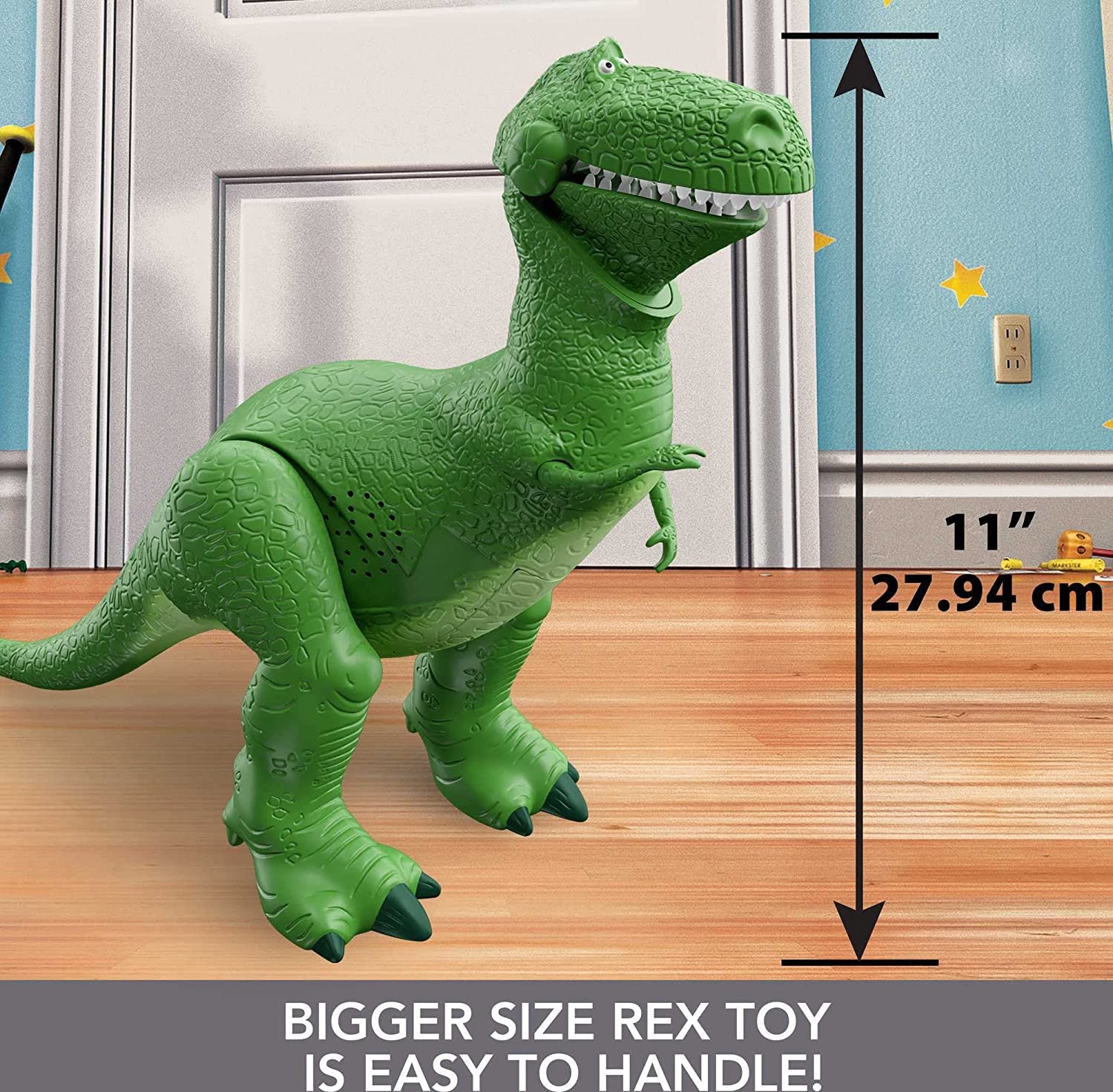Toy Story Roarin' Laughs Talking Rex Dinosaur Figure | Diversitoy
