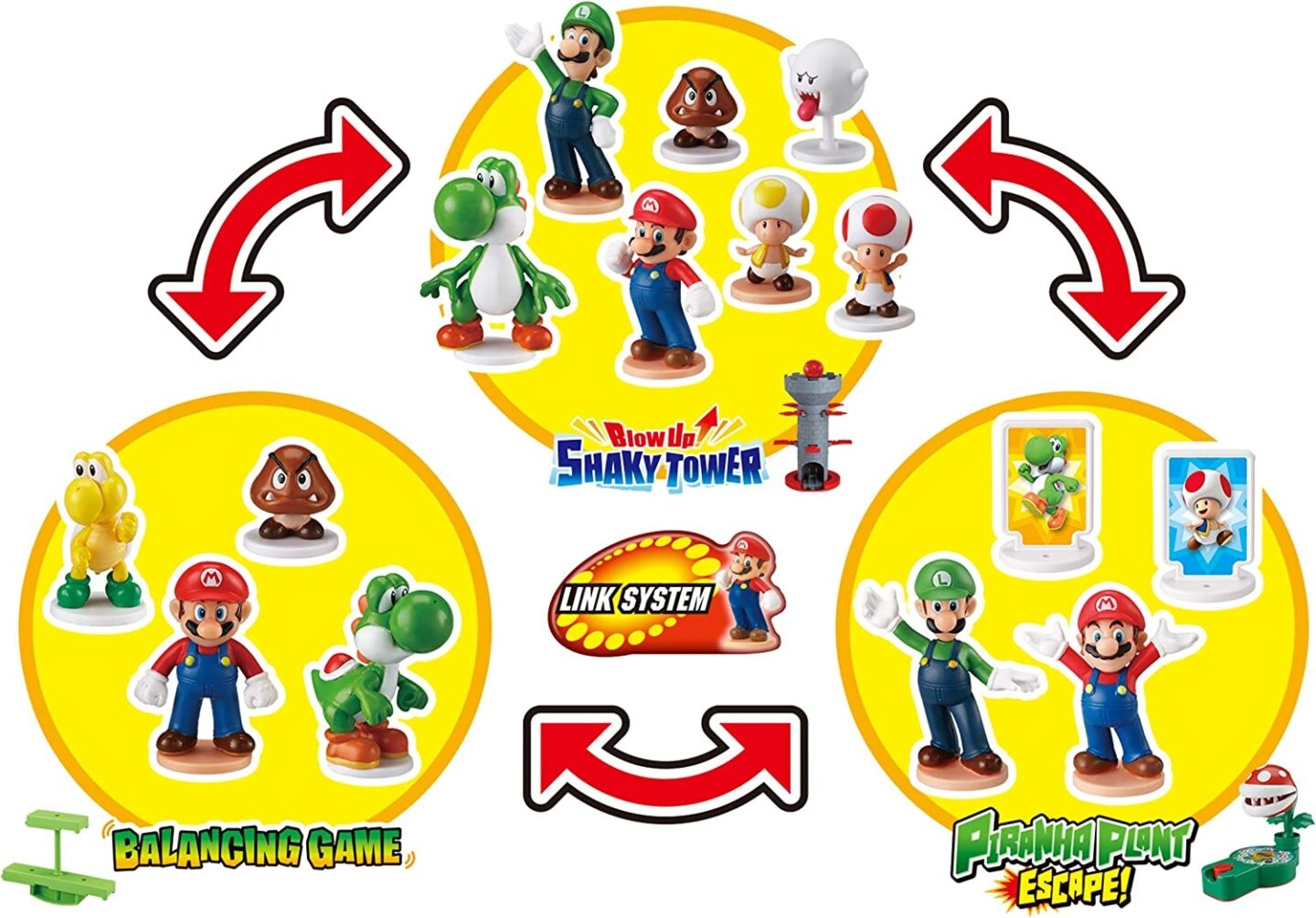 Super Mario Blow Up! Shaky Tower Balancing Game | Diversitoy