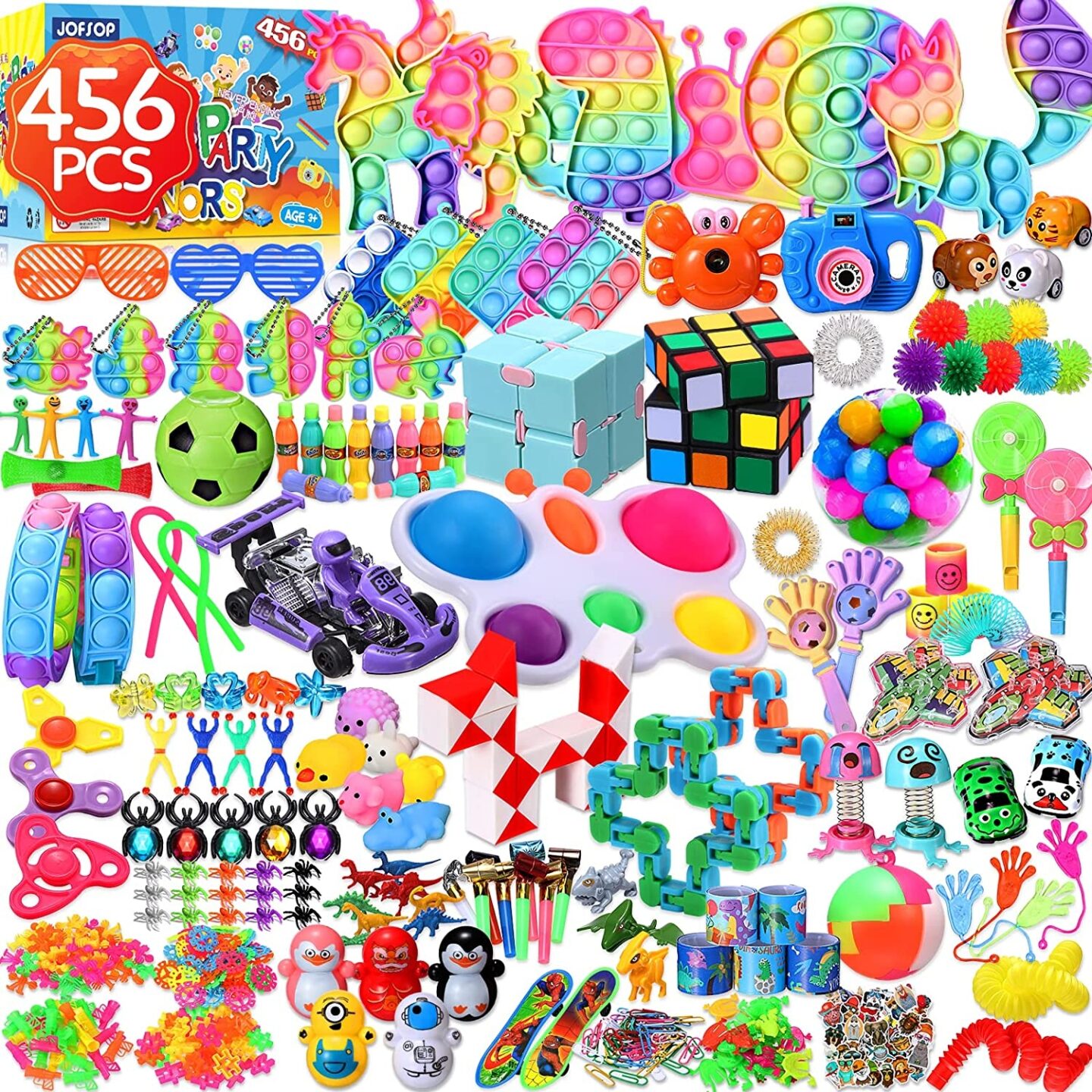 456 Pieces (52 Types) Fidget Toys Party Pack Goodie Bag Stuffers for ...